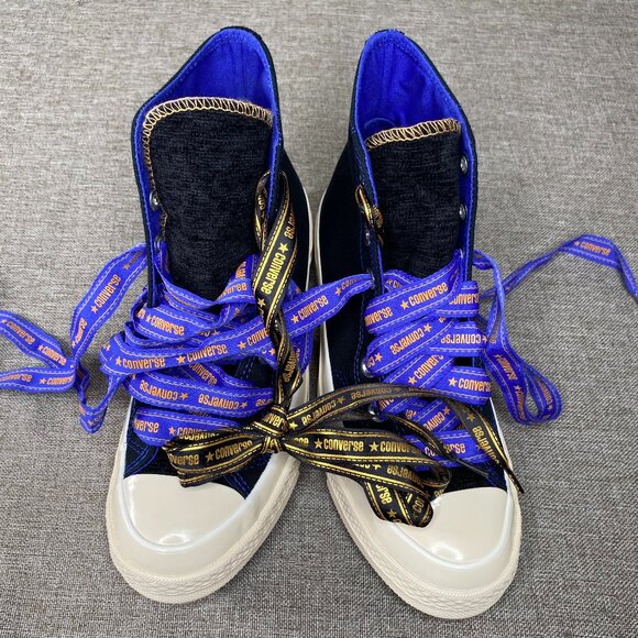 Converse | Shoes | Converse Chuck 7 High Ribbon Laces Womens 7 Black ...